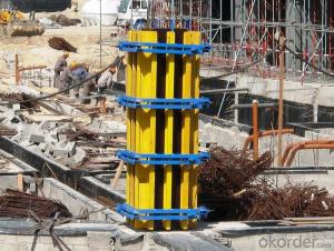 High Stiffness Concrete Column Formwork - Buy Steel Frame Formwork from ...