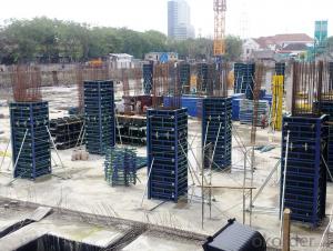 High Stiffness Concrete Column Formwork - Buy Steel Frame Formwork from ...