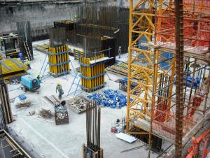 High Stiffness Concrete Column Formwork - Buy Steel Frame Formwork from ...