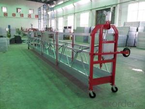Pin Type Aluminum Suspended Working Platform Gondola ZLP800 With 100M ...