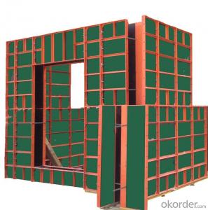 WPC Plyform steel frame with plywood reusable for concrete forming ...