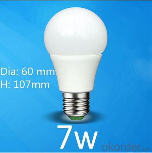 Plastic Bulb Led Lgiht 3w/5w/7w with High Brightness 12v/220v/240v ...